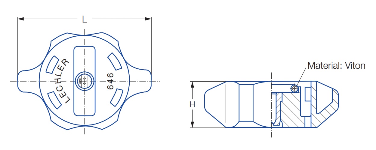 Форсунки для мойки барабанного фильтра - Lechler серия 646